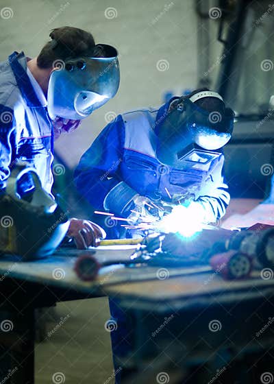 Welder education training stock photo. Image of team - 17995578