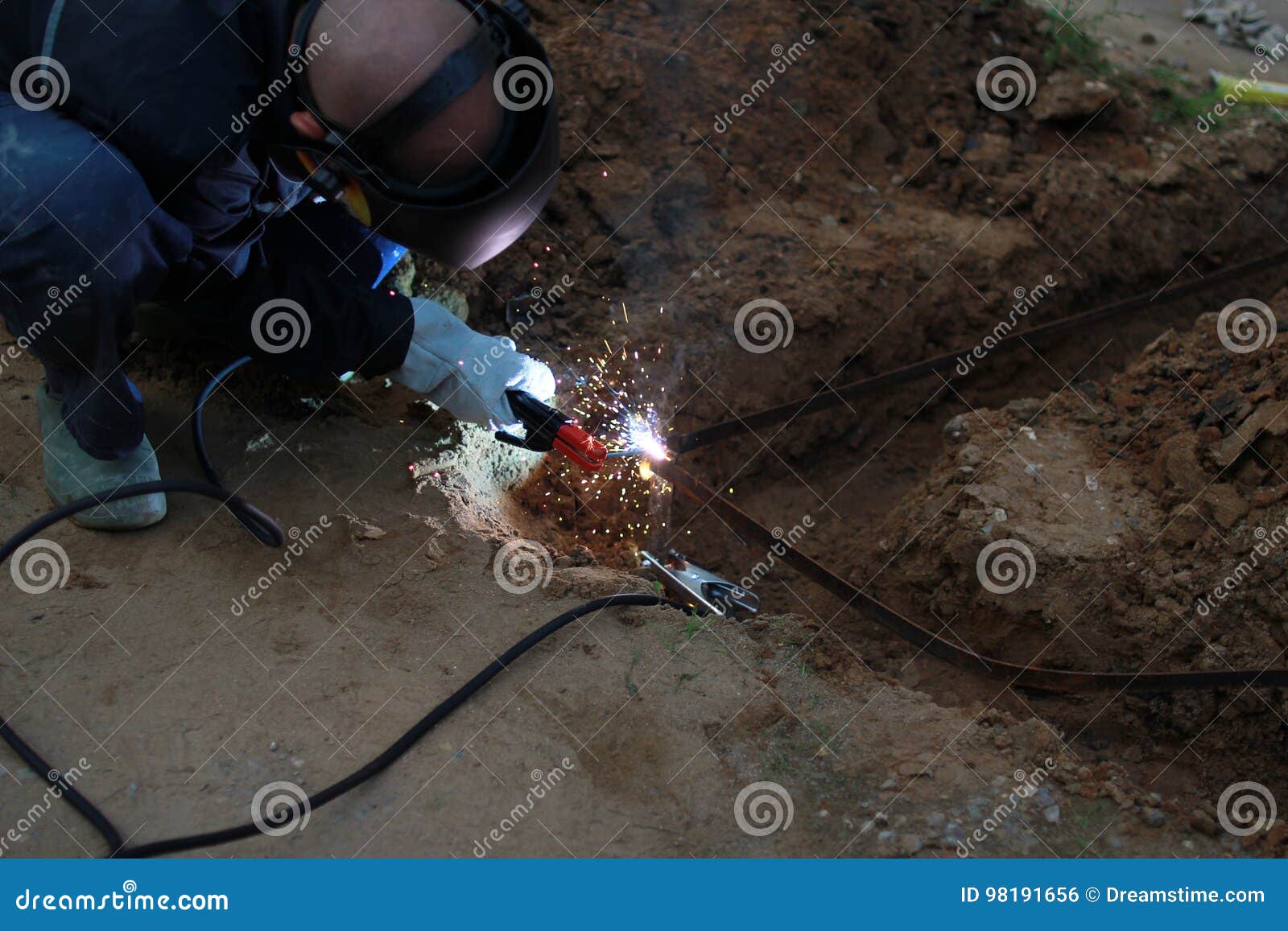Welder editorial photo. Image of cooking, cottage, iron - 98191656