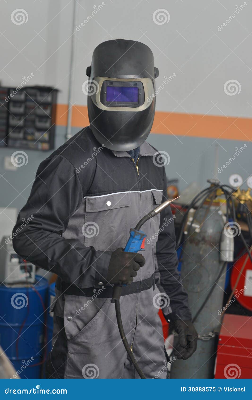 Welder stock image. Image of manufacturing, worker, crafts - 30888575