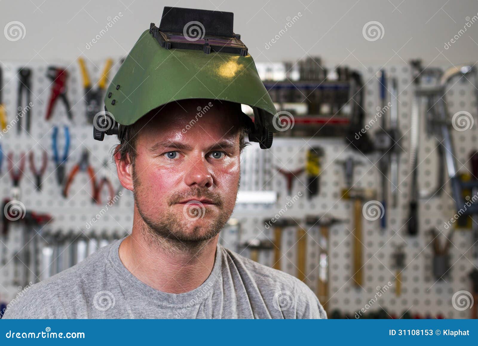Welder stock image. Image of standing, occupation, uniform - 31108153