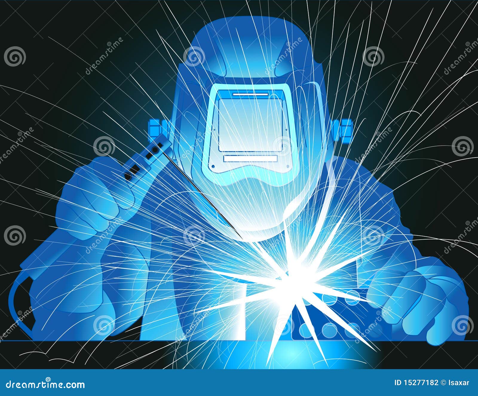 Arc Welder Vector Illustration | CartoonDealer.com #53442334