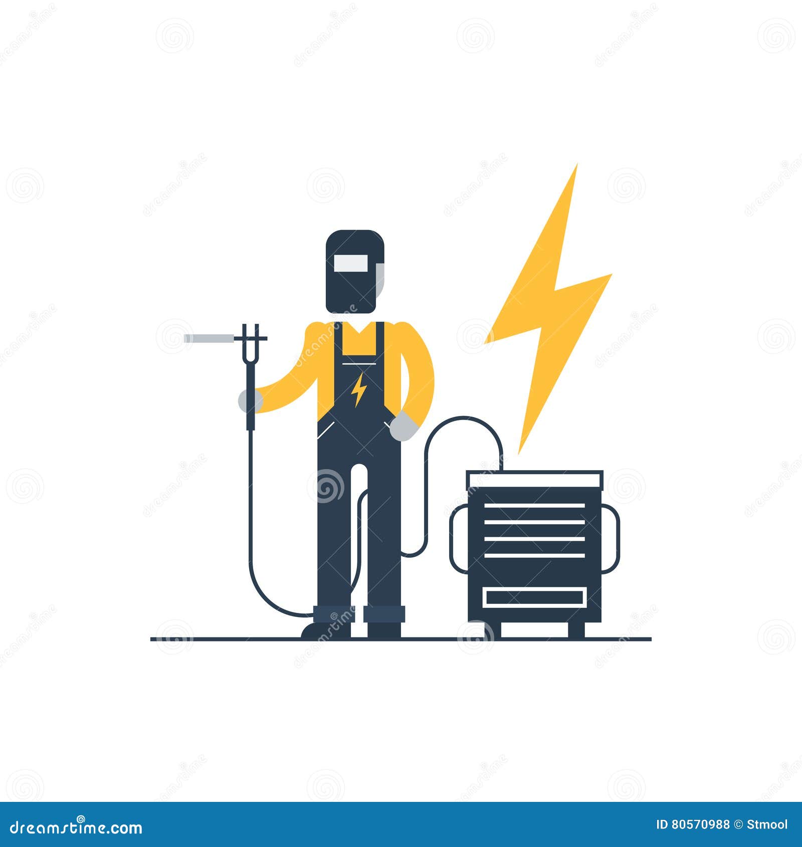 Welder Isolated Coloring Page For Kids Cartoon Vector | CartoonDealer ... Welder Isolated Coloring Page For Kids Cartoon Vector | CartoonDealer ...