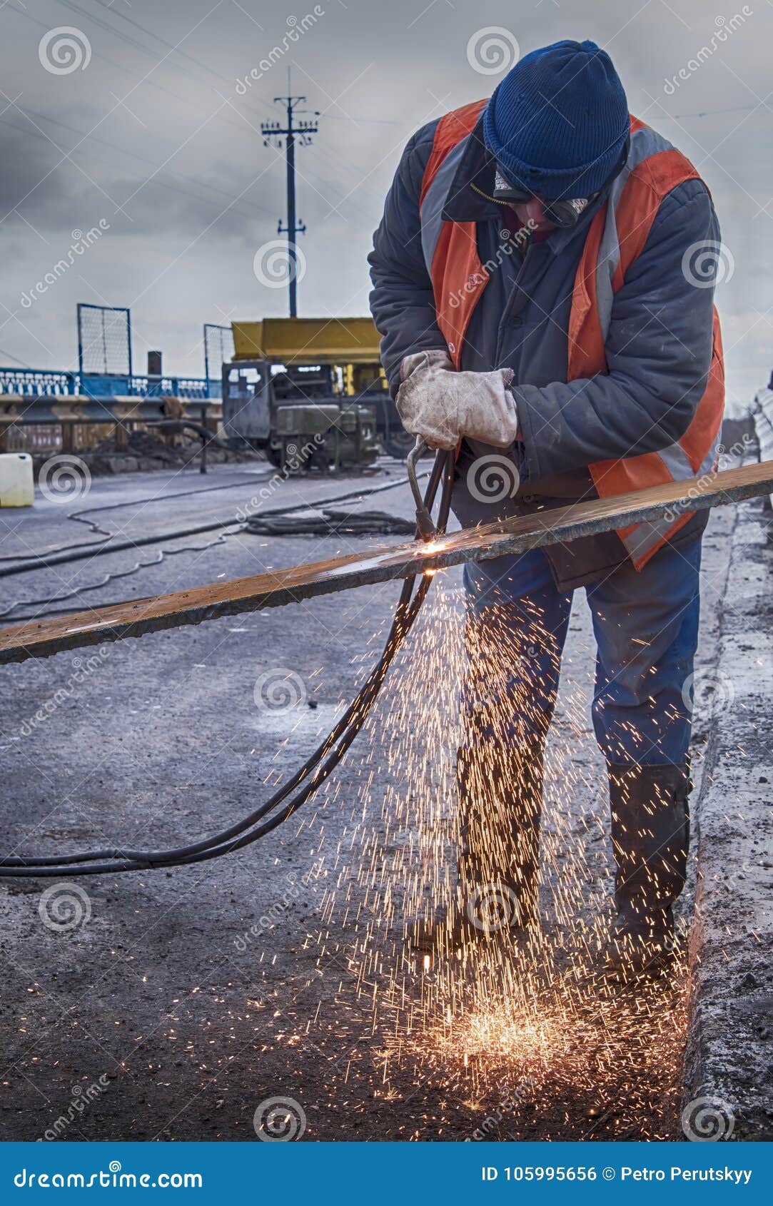 Welder work stock photo. Image of tool, welders, worker - 105995656