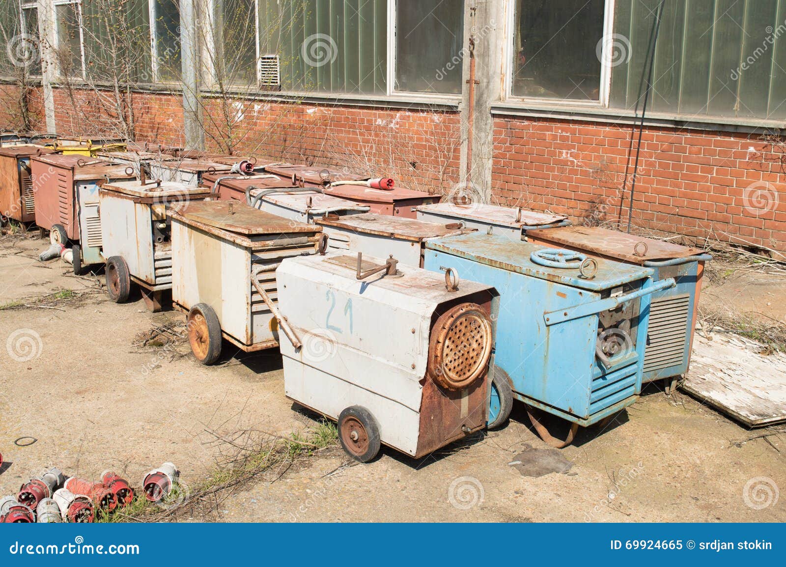 Welders stock image. Image of left, iron, abandoned, deserted - 69924665