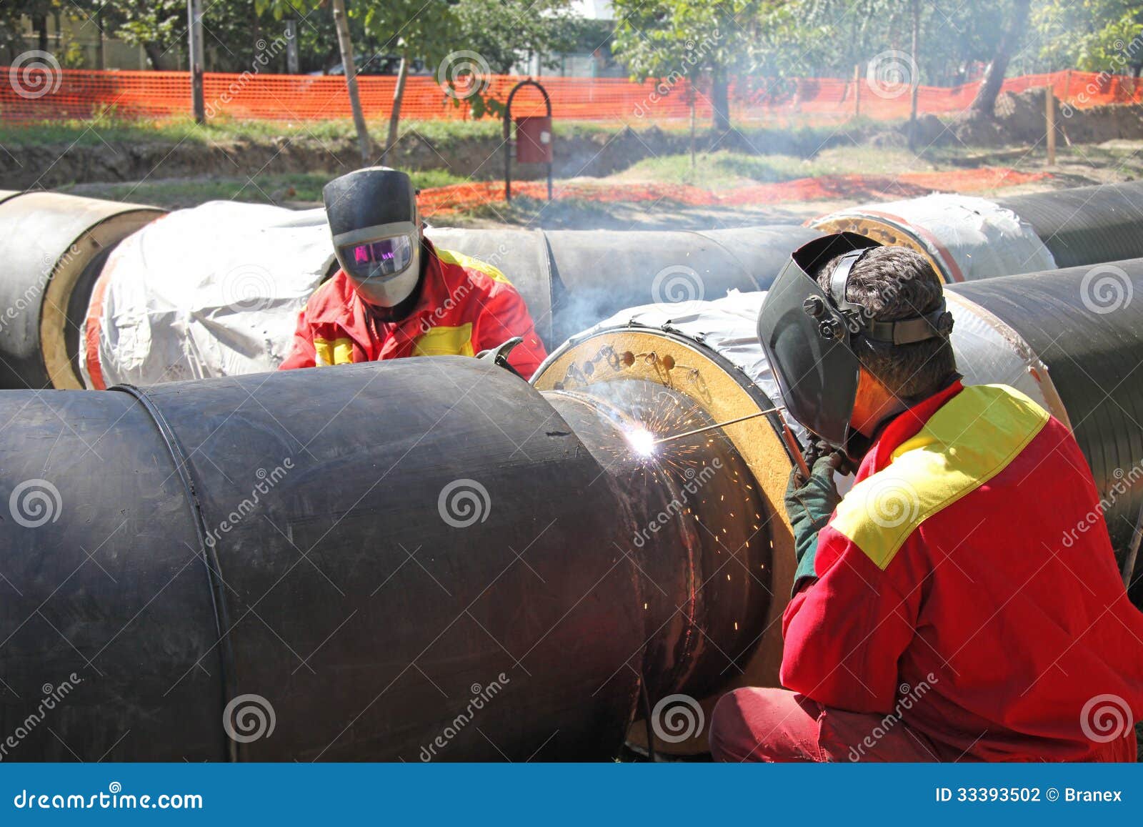 Welders at work stock photo. Image of crafts, fabricator - 33393502