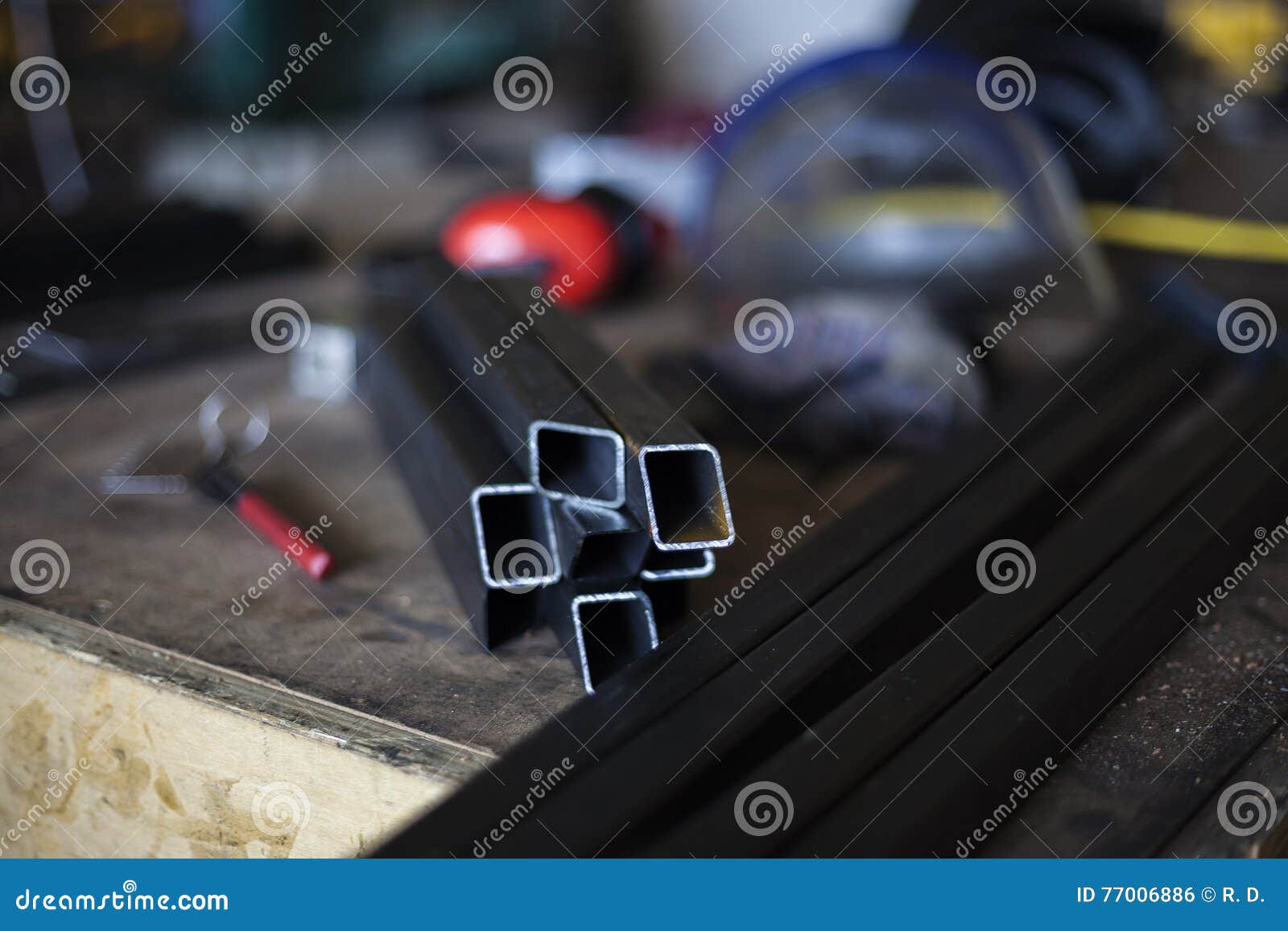 Welders Workstation before Welding Steel Stock Photo - Image of ...
