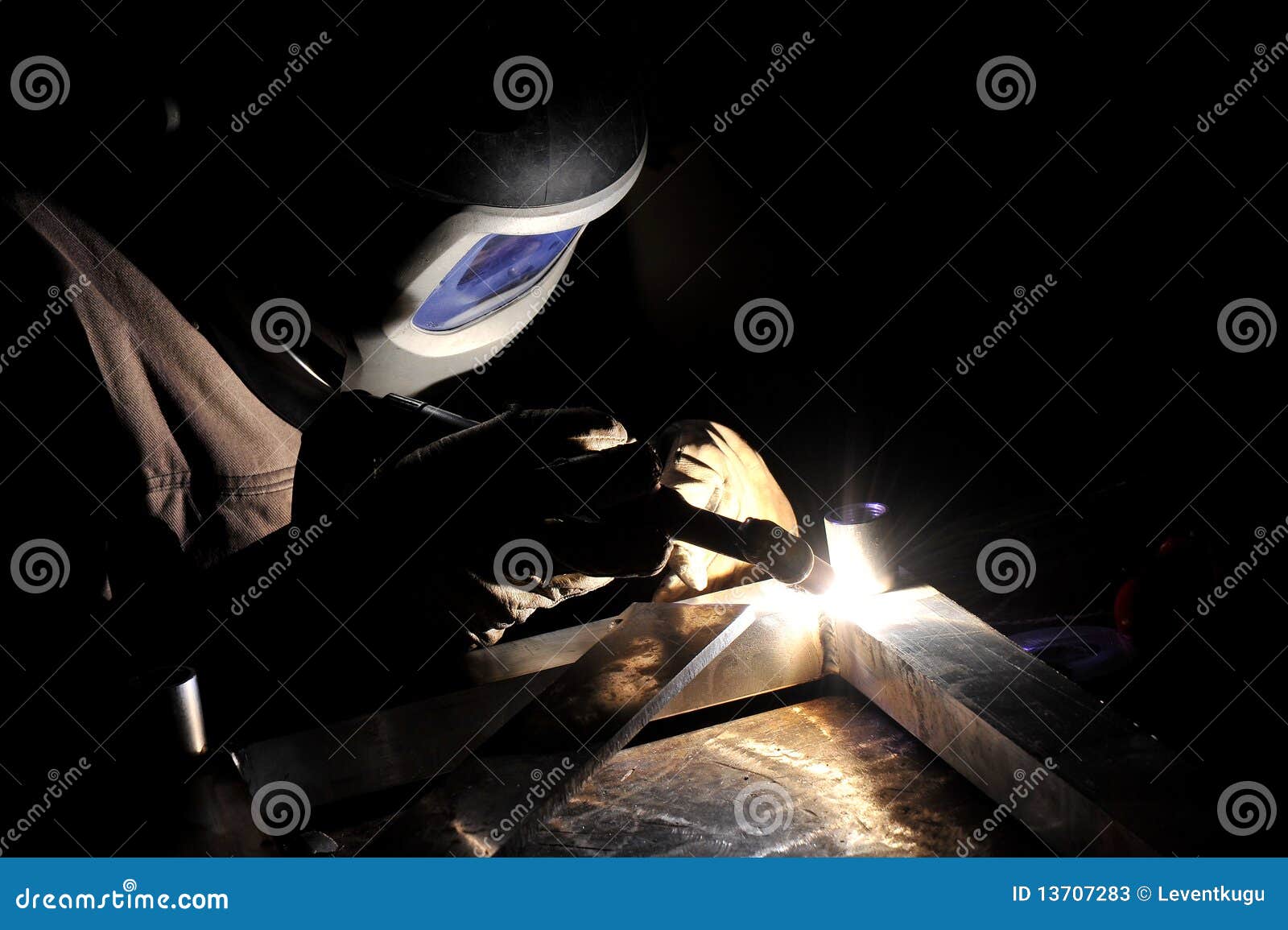 Welding stock image. Image of weld, manufacture, occupation - 13707283