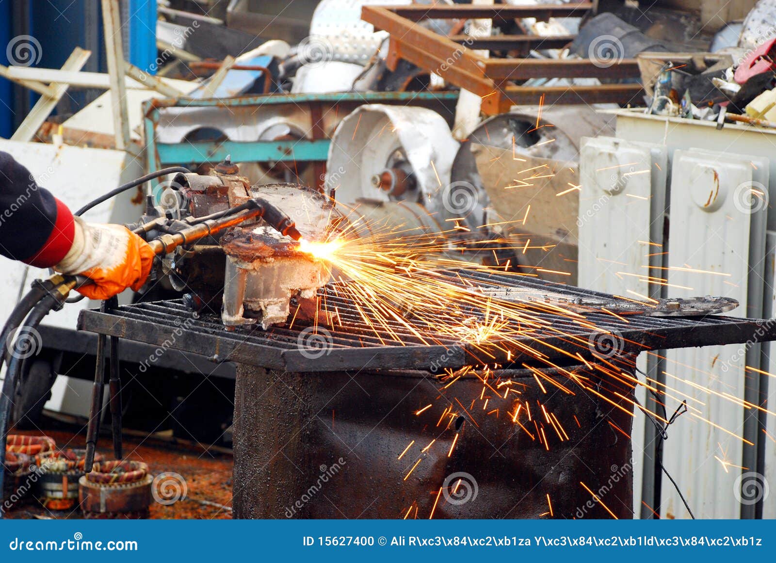 Welding stock photo. Image of blow, laborer, industry - 15627400