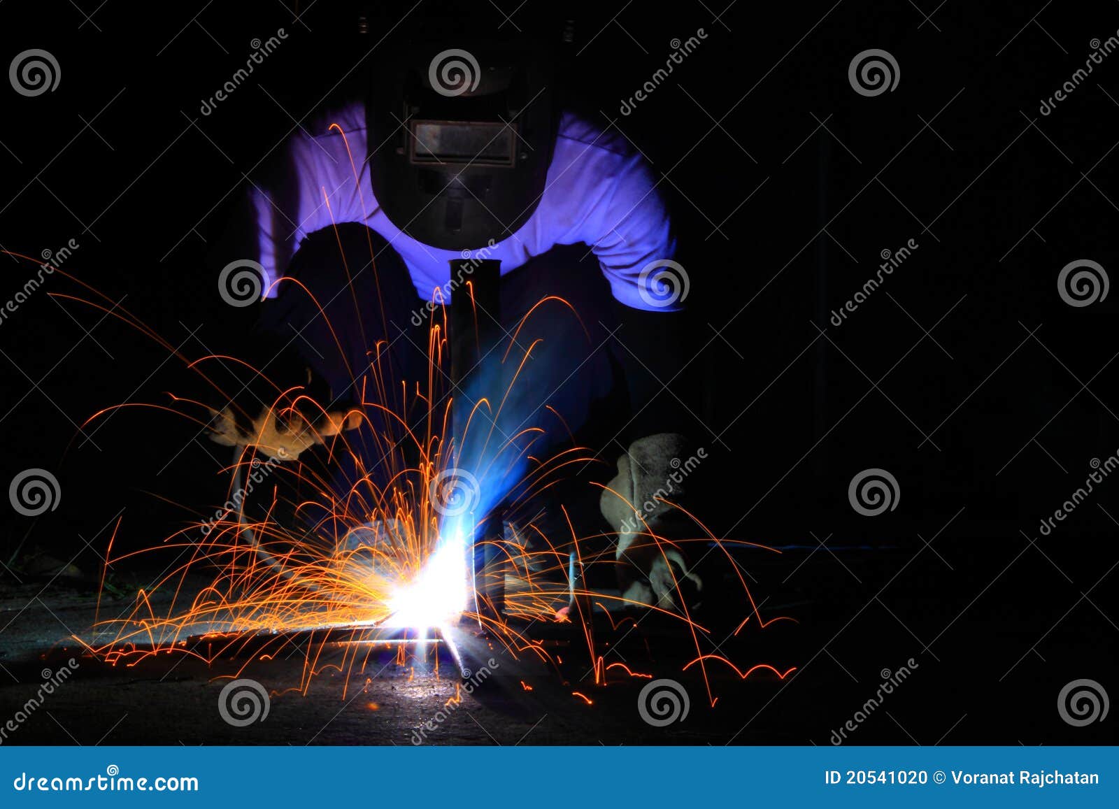 Welding stock photo. Image of factory, metal, skill, steel - 20541020