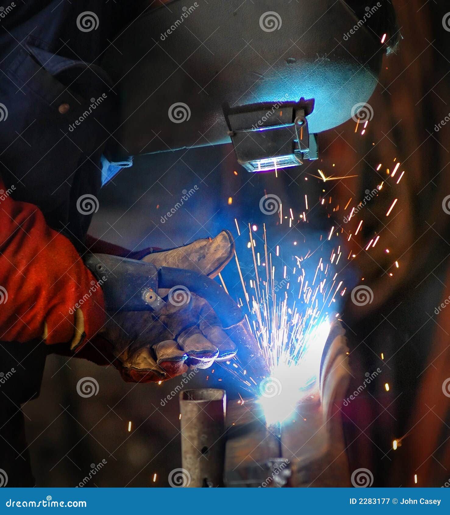 Welding stock image. Image of fire, industry, steel, manufacturing ...