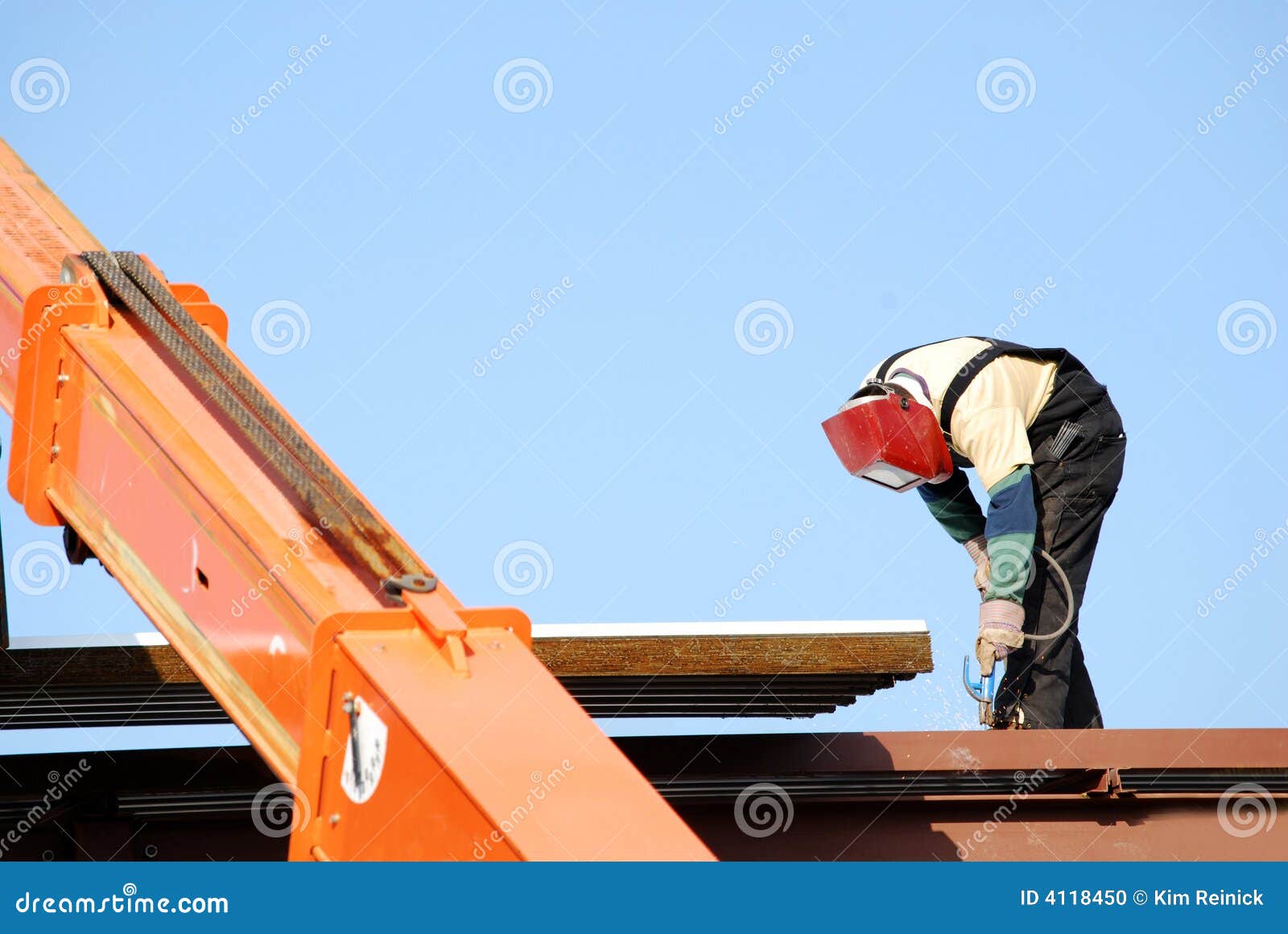 Welding stock photo. Image of welder, metal, outside, welding - 4118450