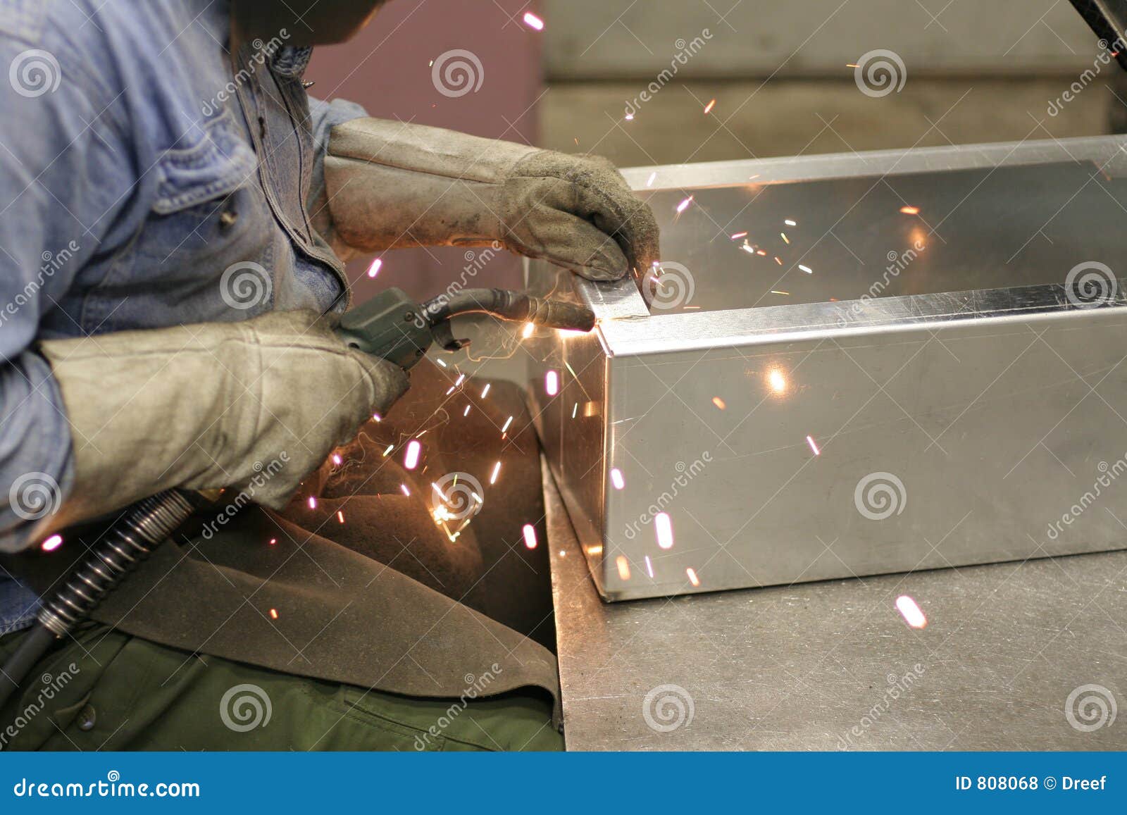 Welding stock photo. Image of laboring, member, brilliant - 808068