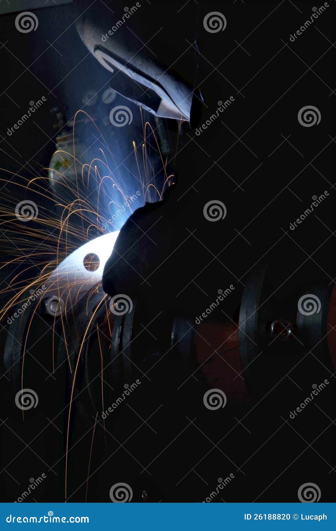 Welding action 2 stock photo. Image of light, welding - 26188820
