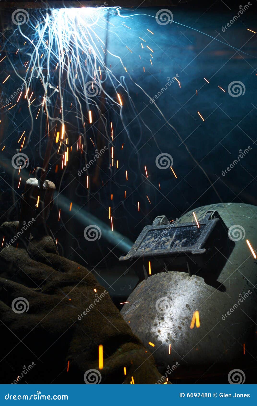 Welding action stock photo. Image of protection, weld - 6692480