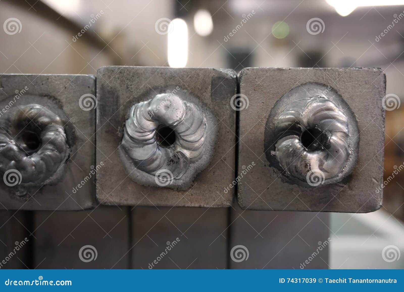 Welding aluminum process stock image. Image of technology - 74317039