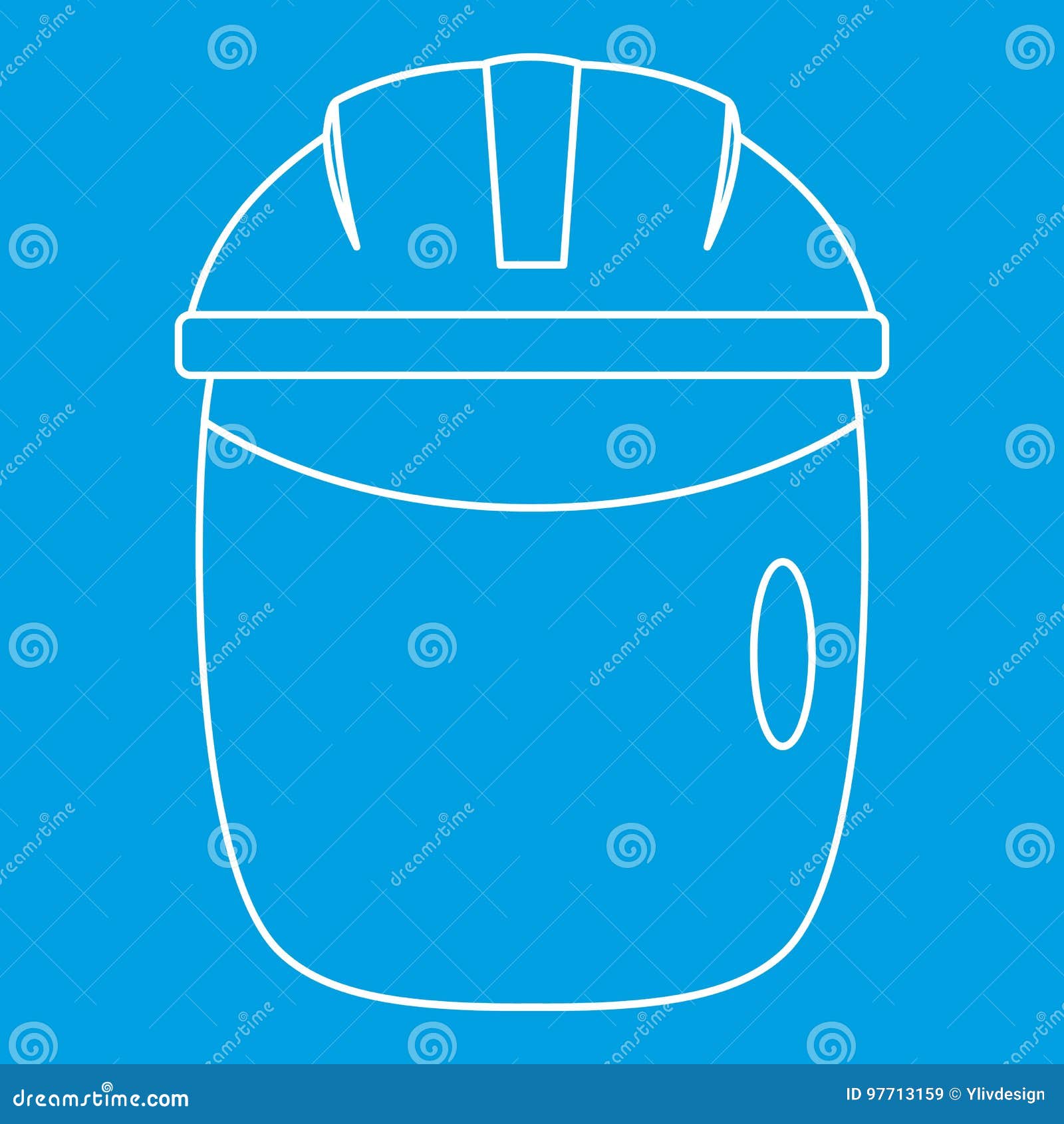 Welding Apron Icon Digital Purple Vector Illustration | CartoonDealer ...