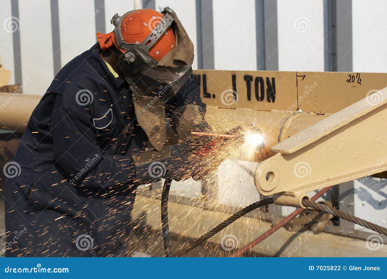 Welding arc stock photo. Image of torch, work, steel, industry - 7025822