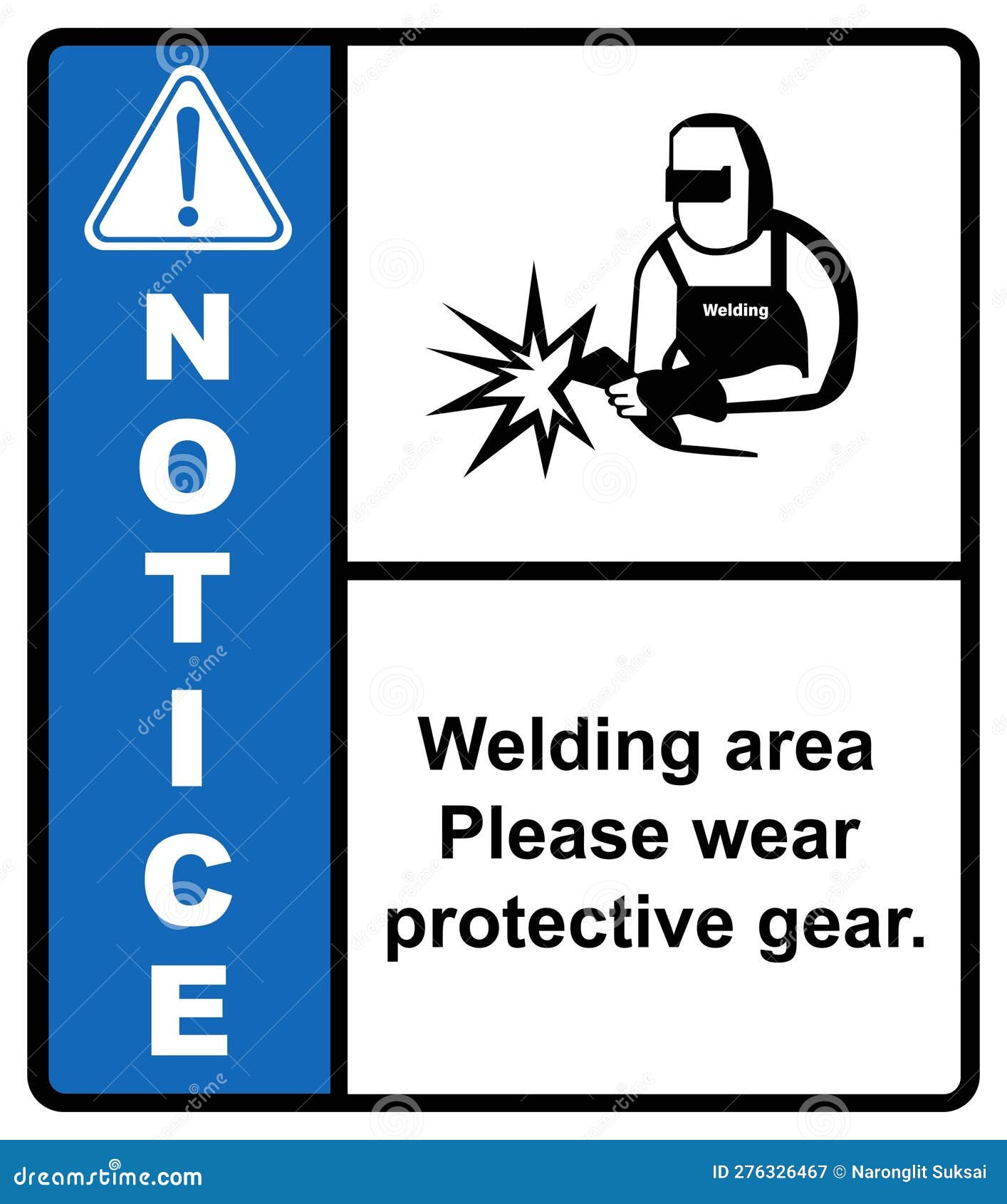 Welding Area, Warning Sign, Welding Protection Device.label Notice ...