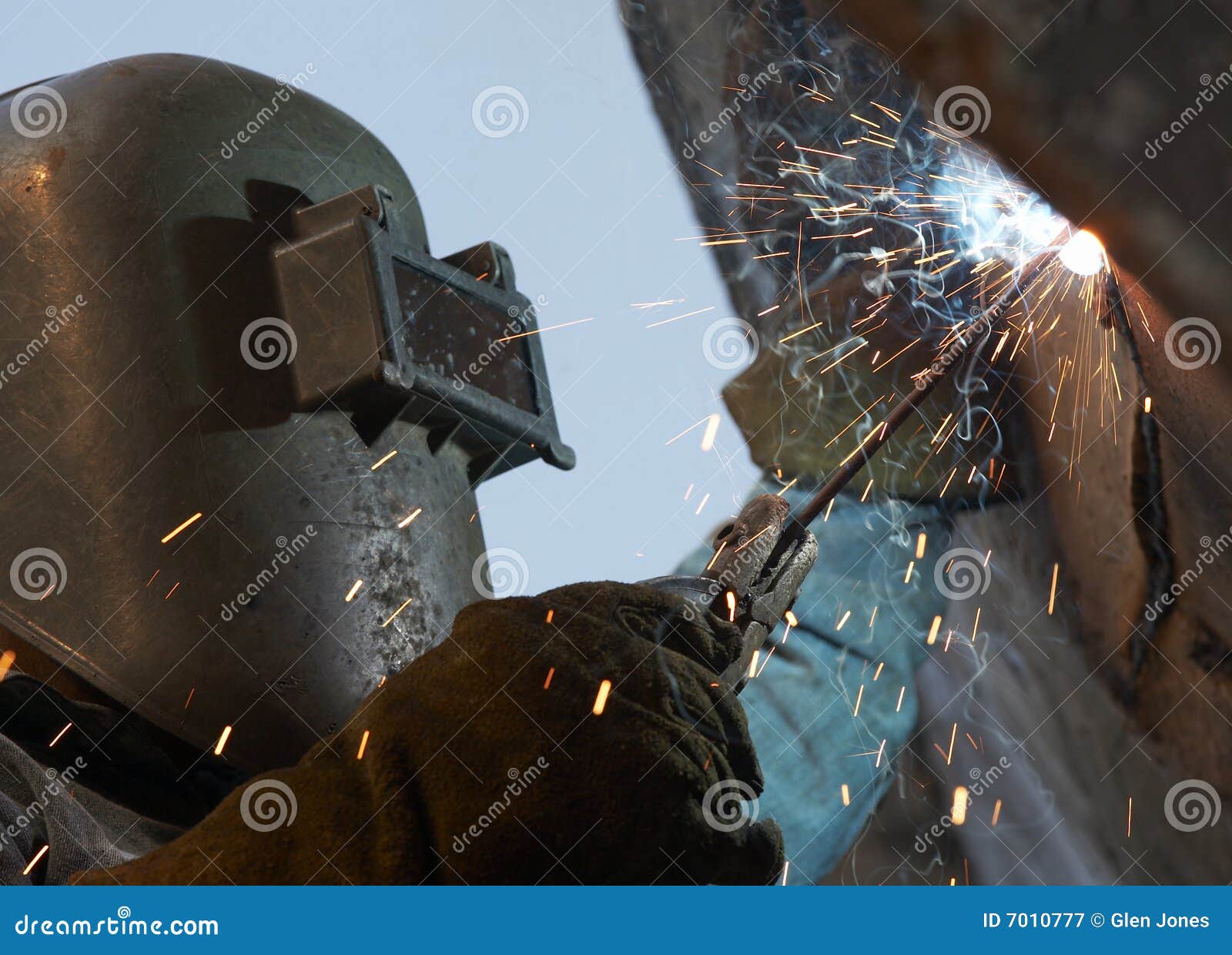 Welding close stock image. Image of steel, labor, flames - 7010777