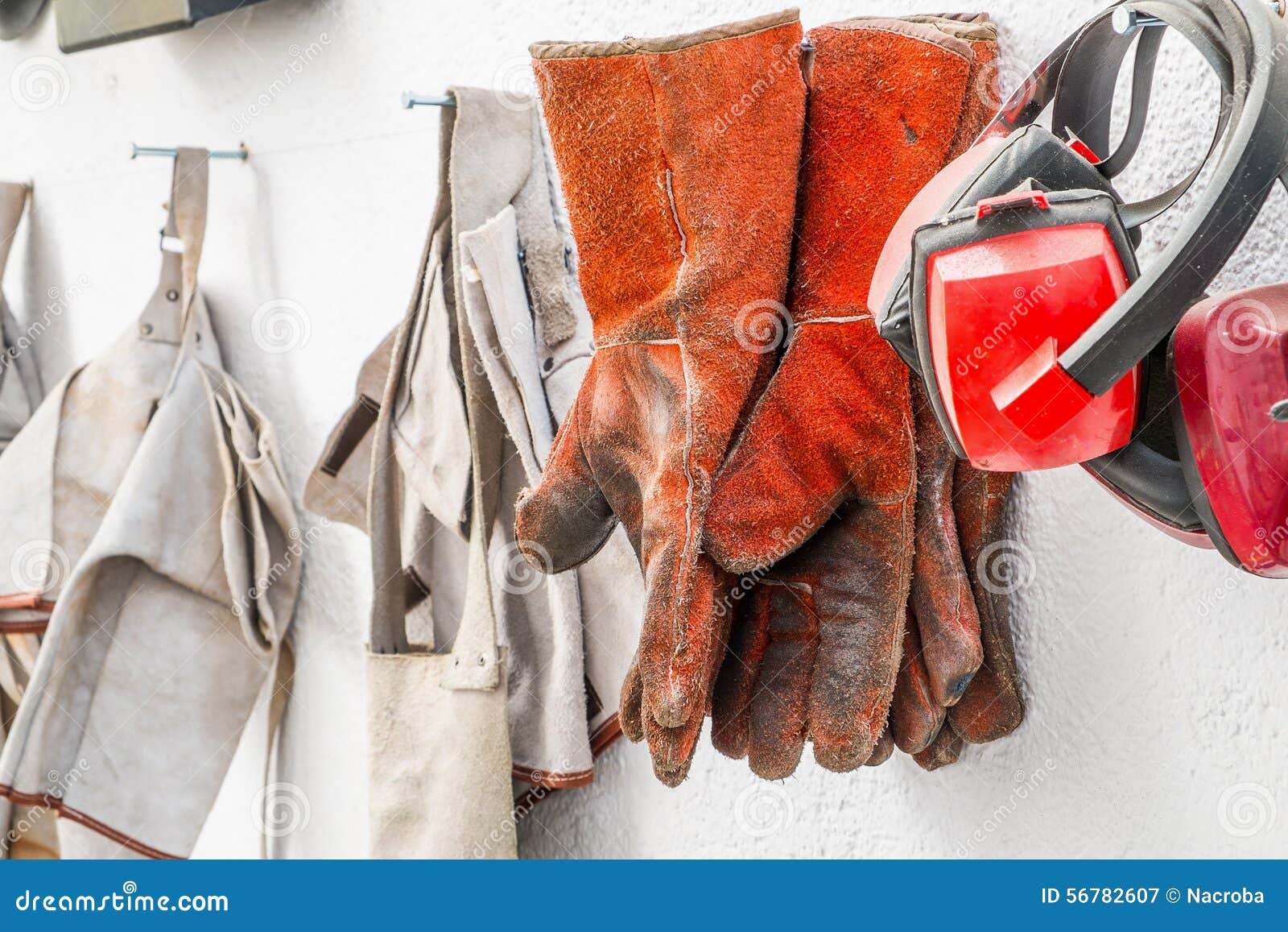 Welding clothes stock image. Image of uniform, helmet - 56782607