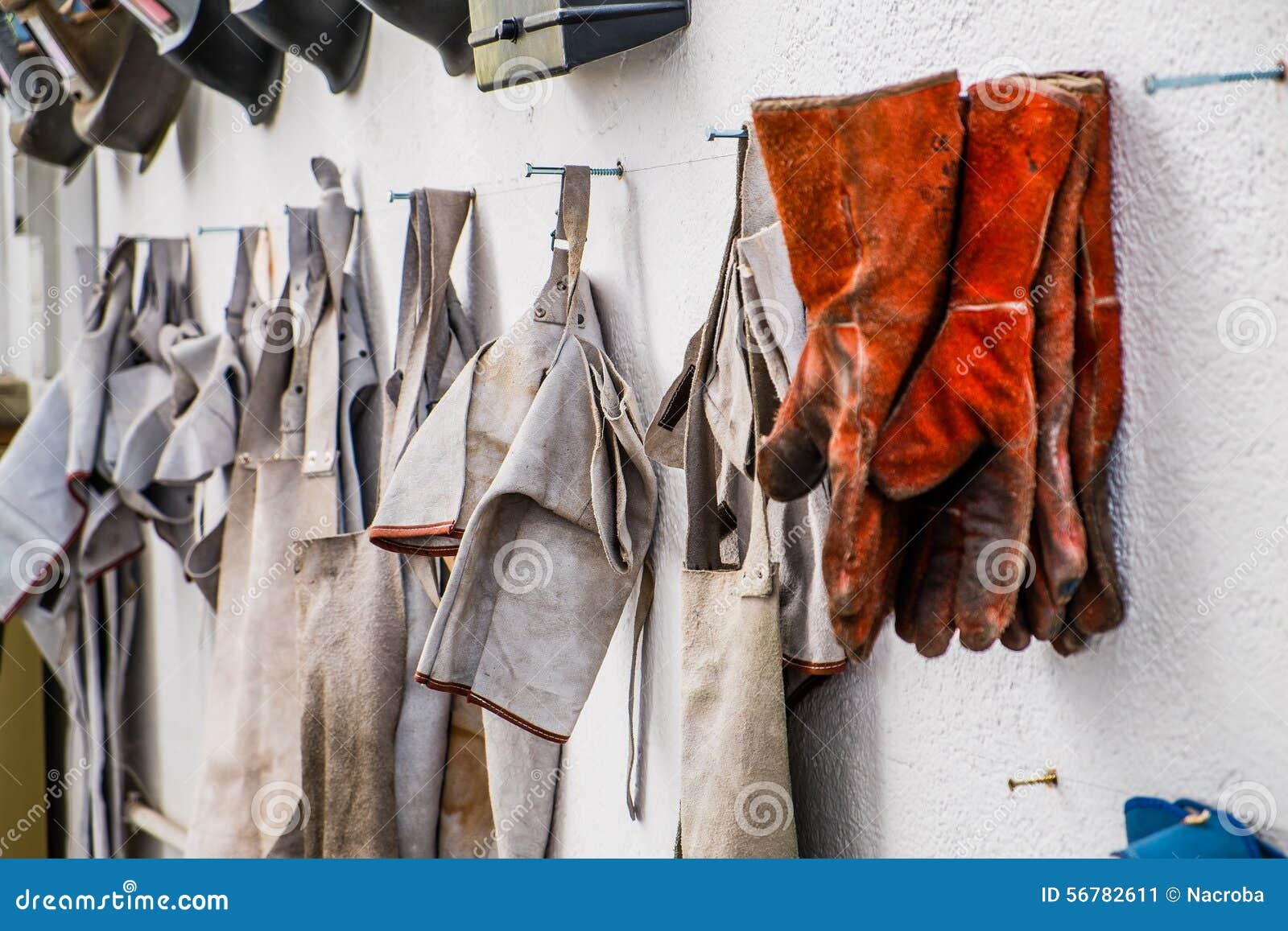 Welding clothes stock image. Image of equipment, work - 56782611