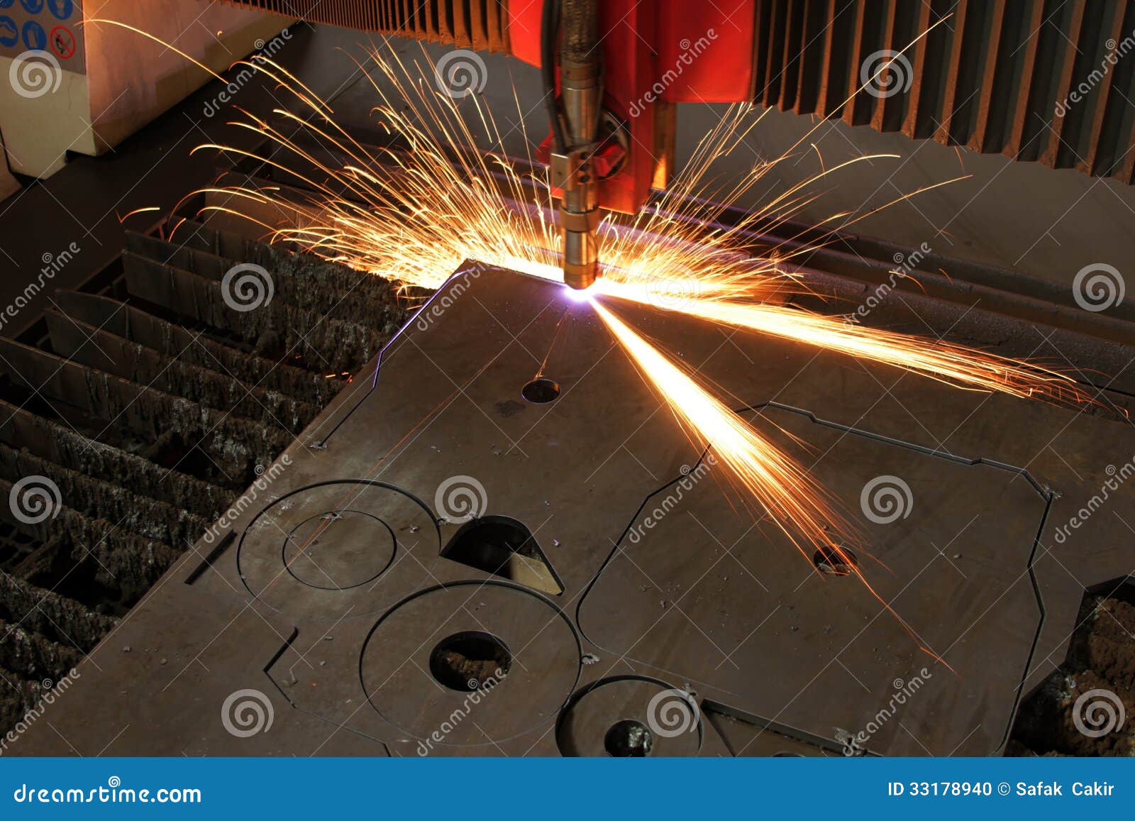 Welding stock photo. Image of action, manufacturing, automated - 33178940