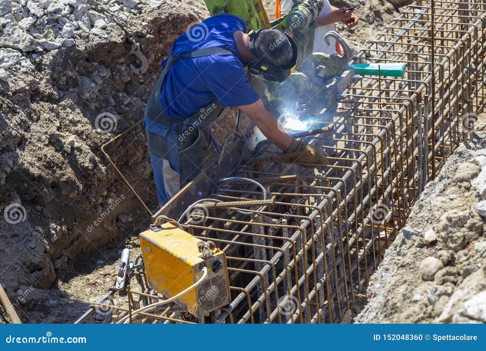 Rebar Welding Machine Royalty-Free Stock Photography | CartoonDealer ...