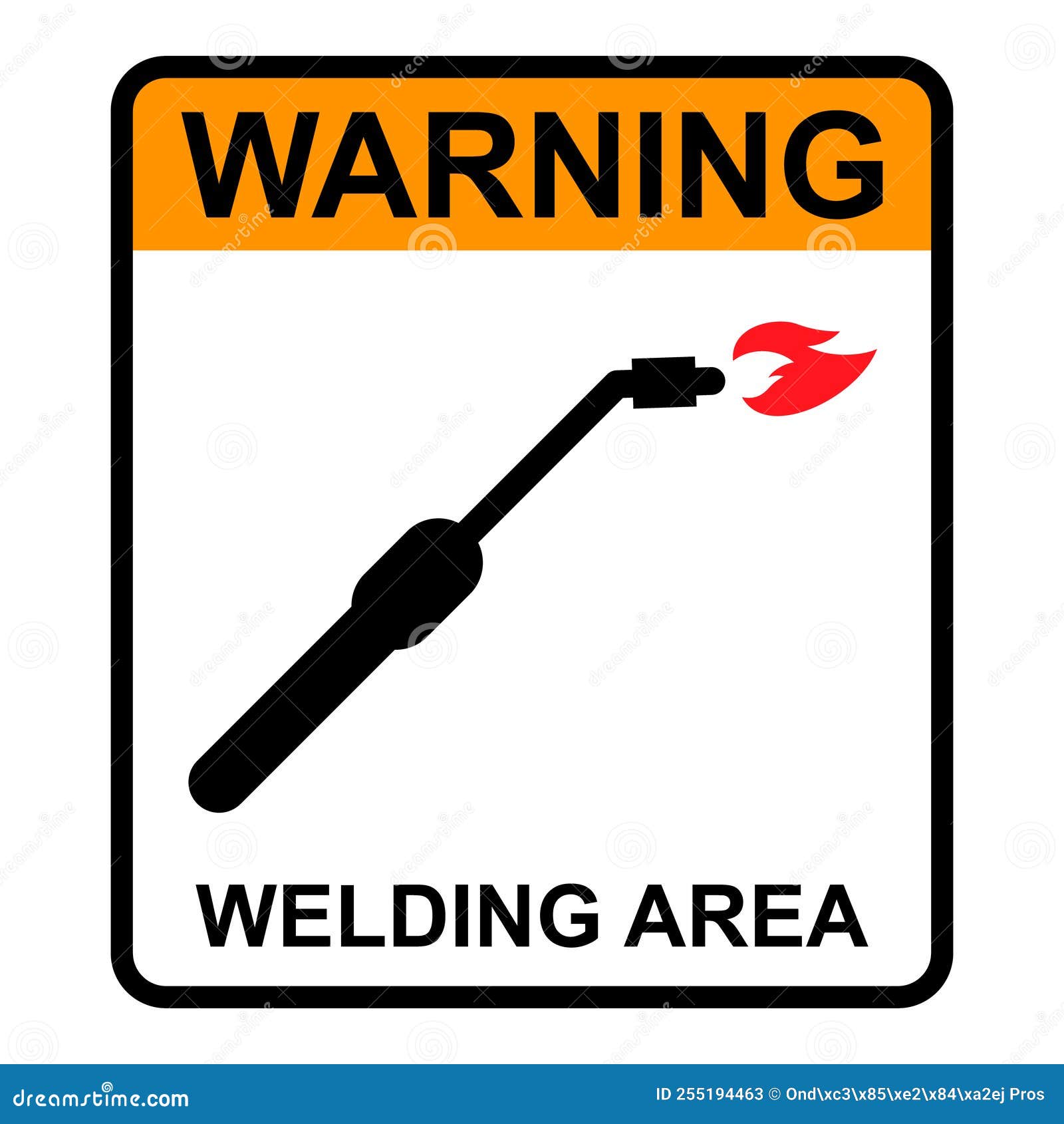 Welding Danger Technology Icon, Metal Tool Equipment Symbol, Safe Weld ...