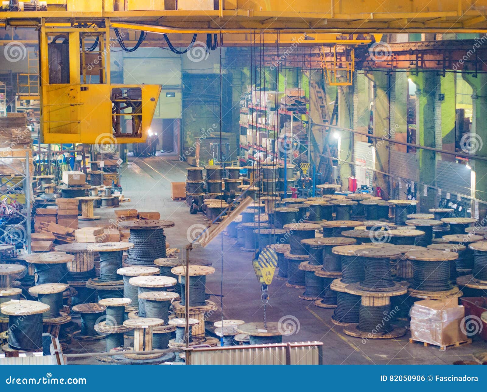 Welding Department. Workshop on Production Stock Photo - Image of plant ...