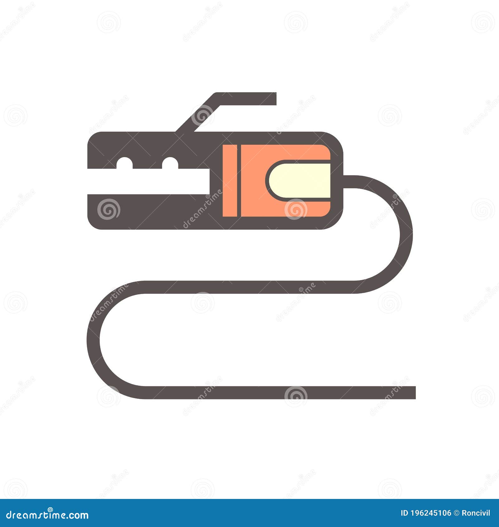 Welding Electrode Holder Icon Stock Vector - Illustration of ...
