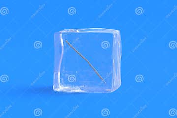 Welding Electrode in Ice Cube Stock Illustration - Illustration of ...