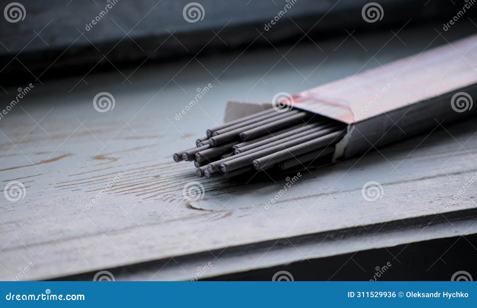 Welding Electrodes in a Pack Stock Photo - Image of join, weld: 311529936