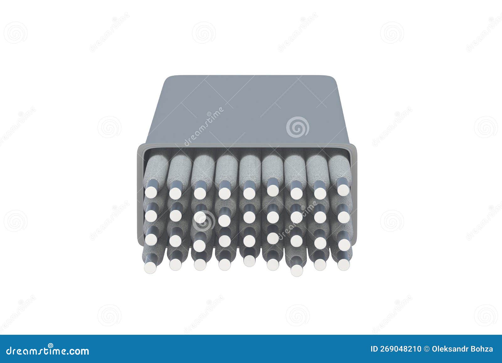Welding Electrodes In Plastic Pack Isolated On White Background Stock ...
