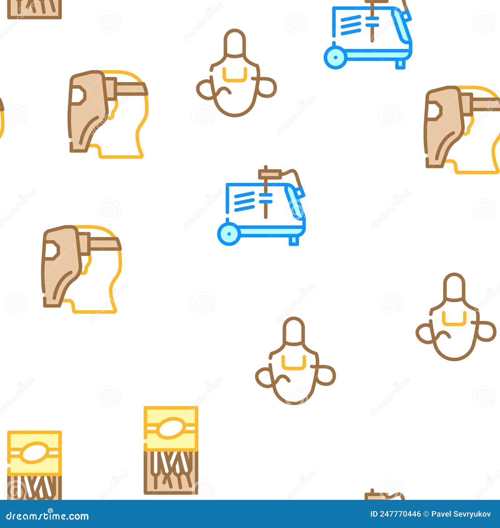 Welding Engineering Vector Seamless Pattern Stock Illustration ...