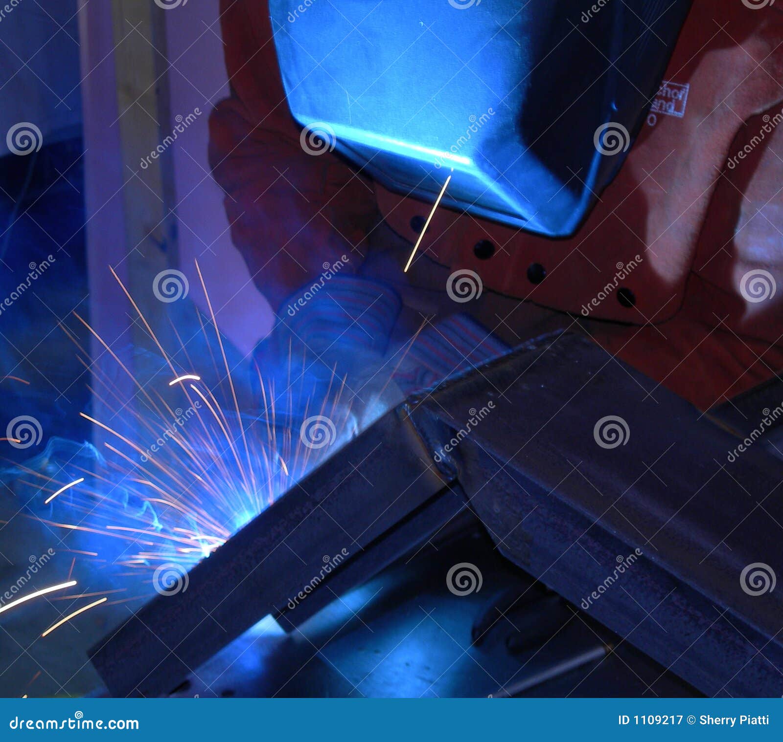 Welding Fabrication stock image. Image of garage, burning - 1109217