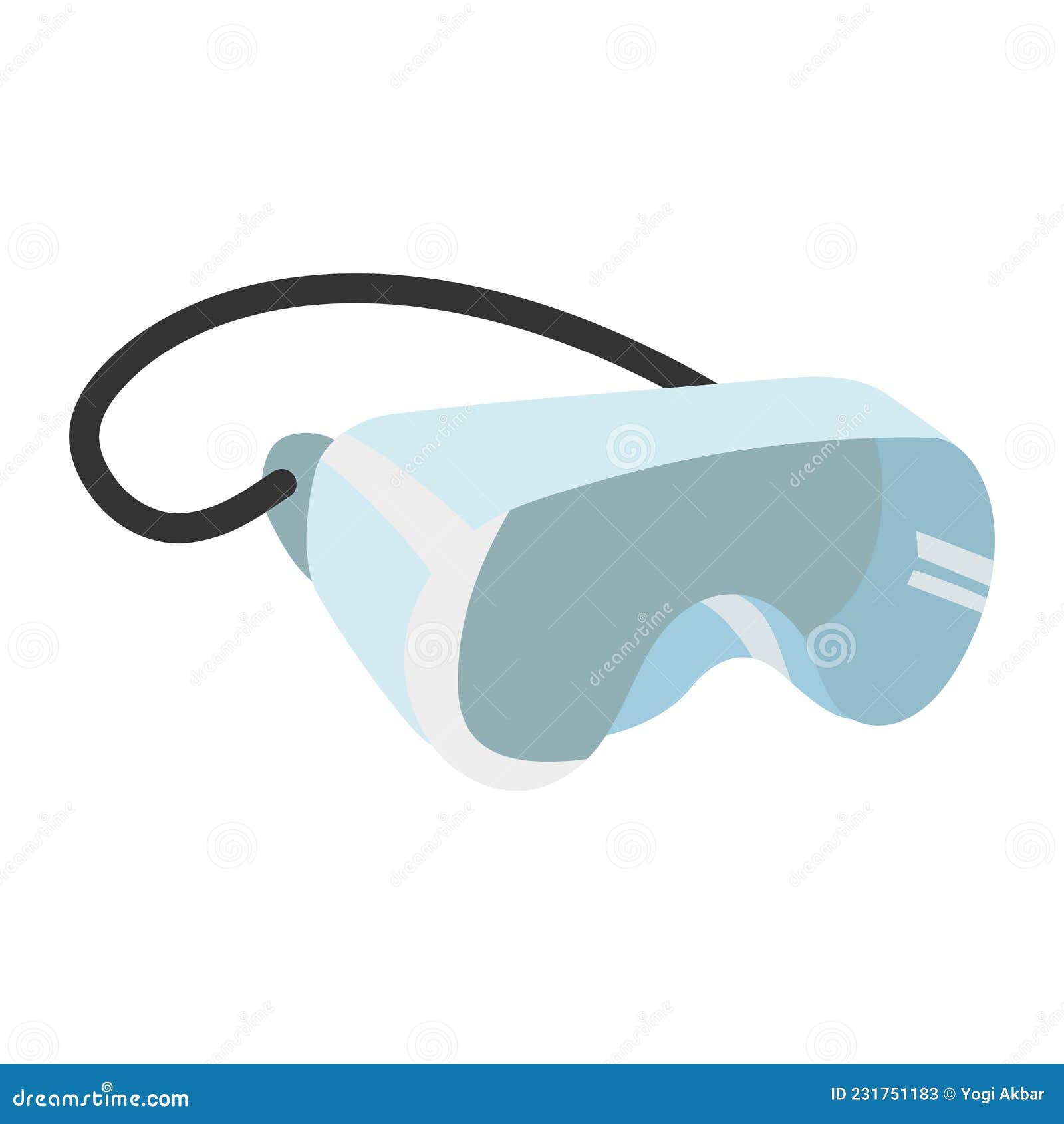 Welding Goggles Vector Drawing, Illustration Design Stock Vector ...