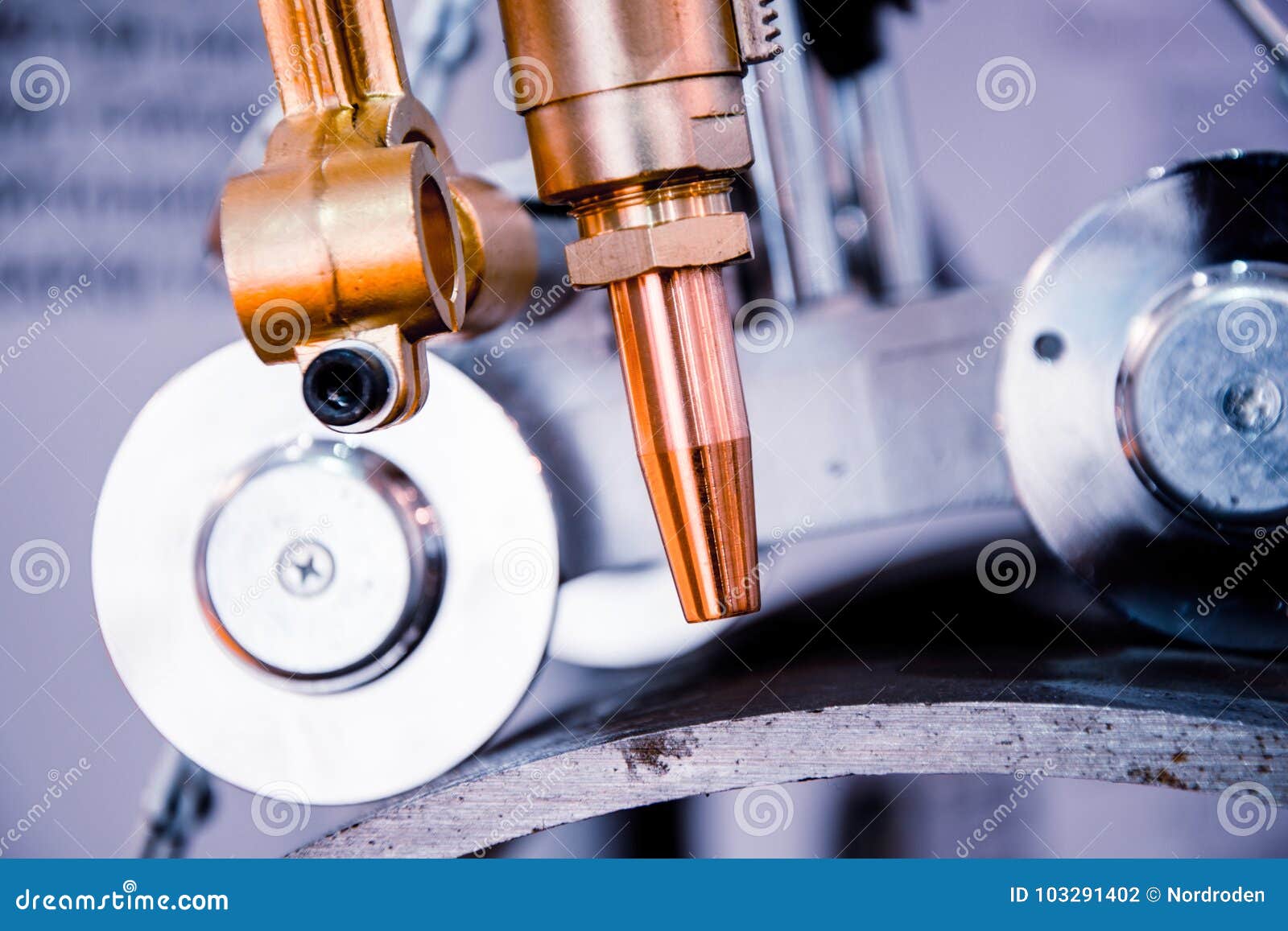 Welding Head, Automatic Welding Machine. Stock Photo - Image of plasma ...