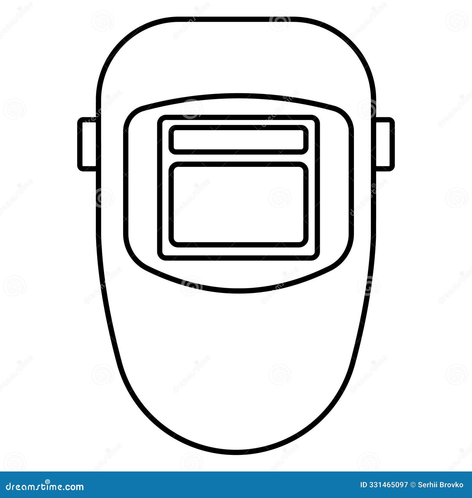 Welding Helmet. Arc Welding Helmet. Vector Illustration Stock ...
