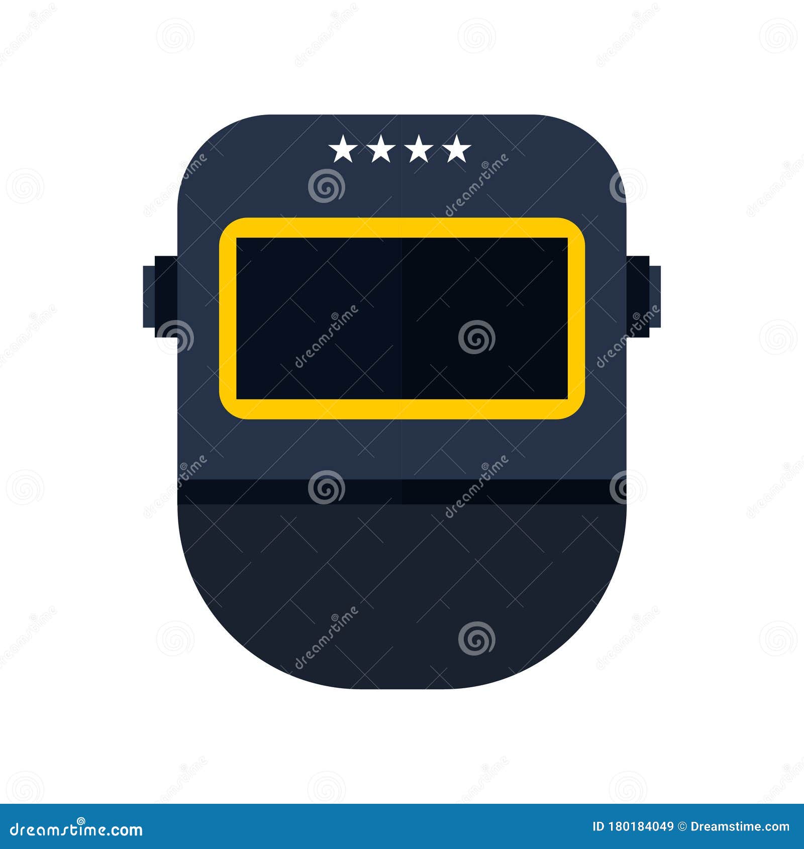 Welding Helmet Mask. Vector Illustration Stock Vector - Illustration of ...