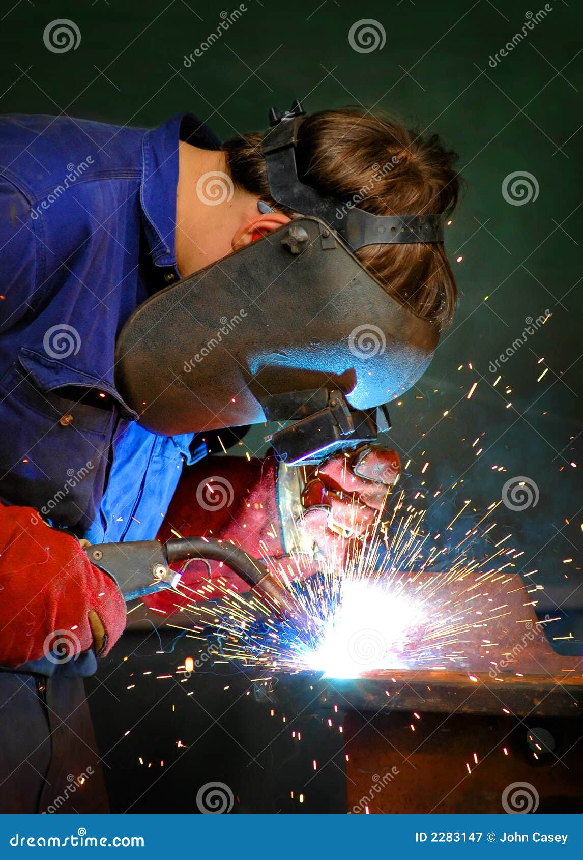 Welding in Industry stock image. Image of iron, laborer - 2283147