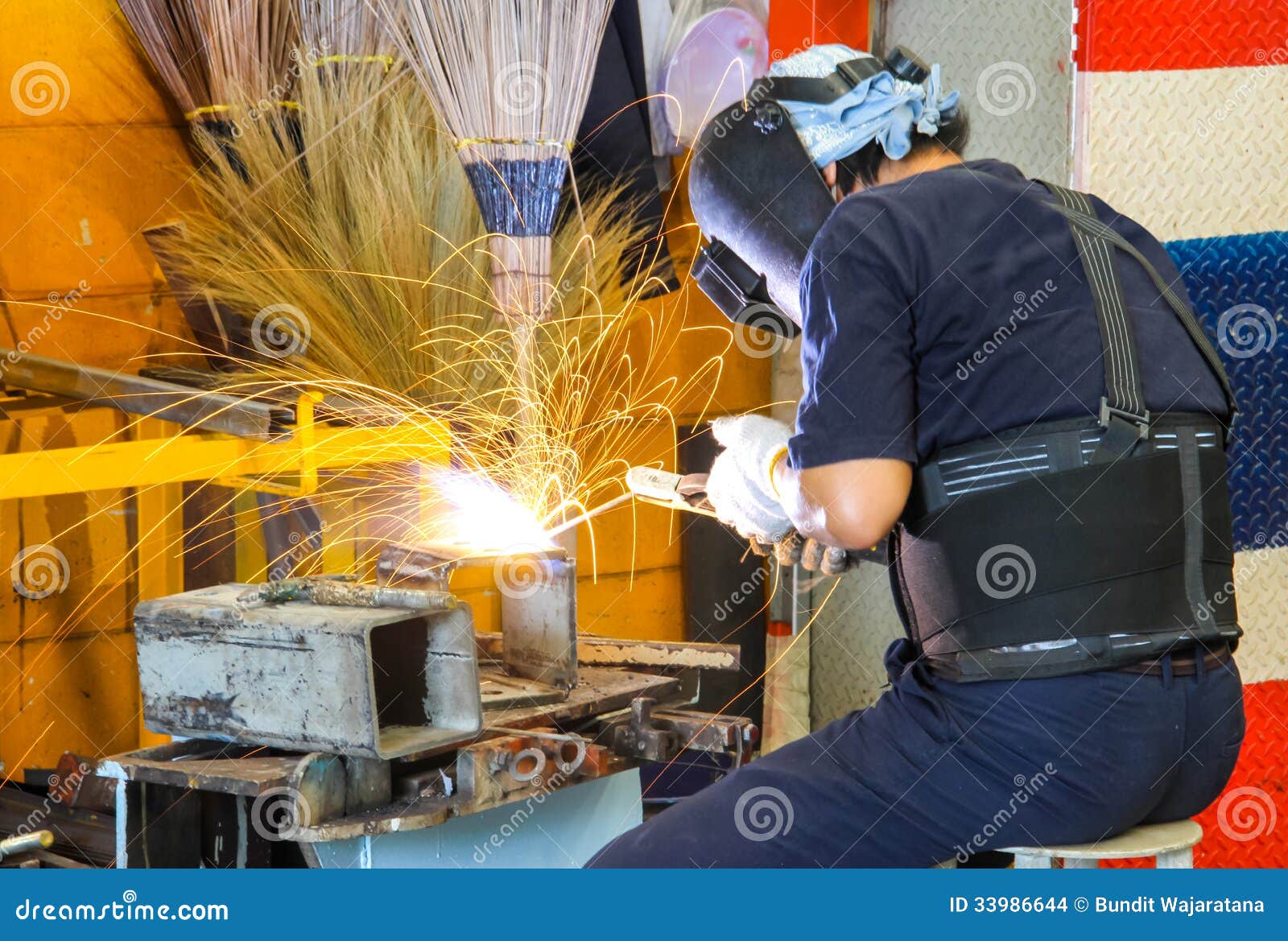 Welding Industry stock photo. Image of manufacturing - 33986644