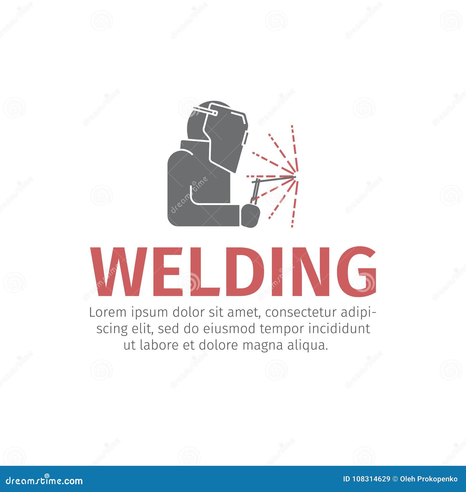 Welding Line Icon. Vector Sign. Stock Vector - Illustration of ...