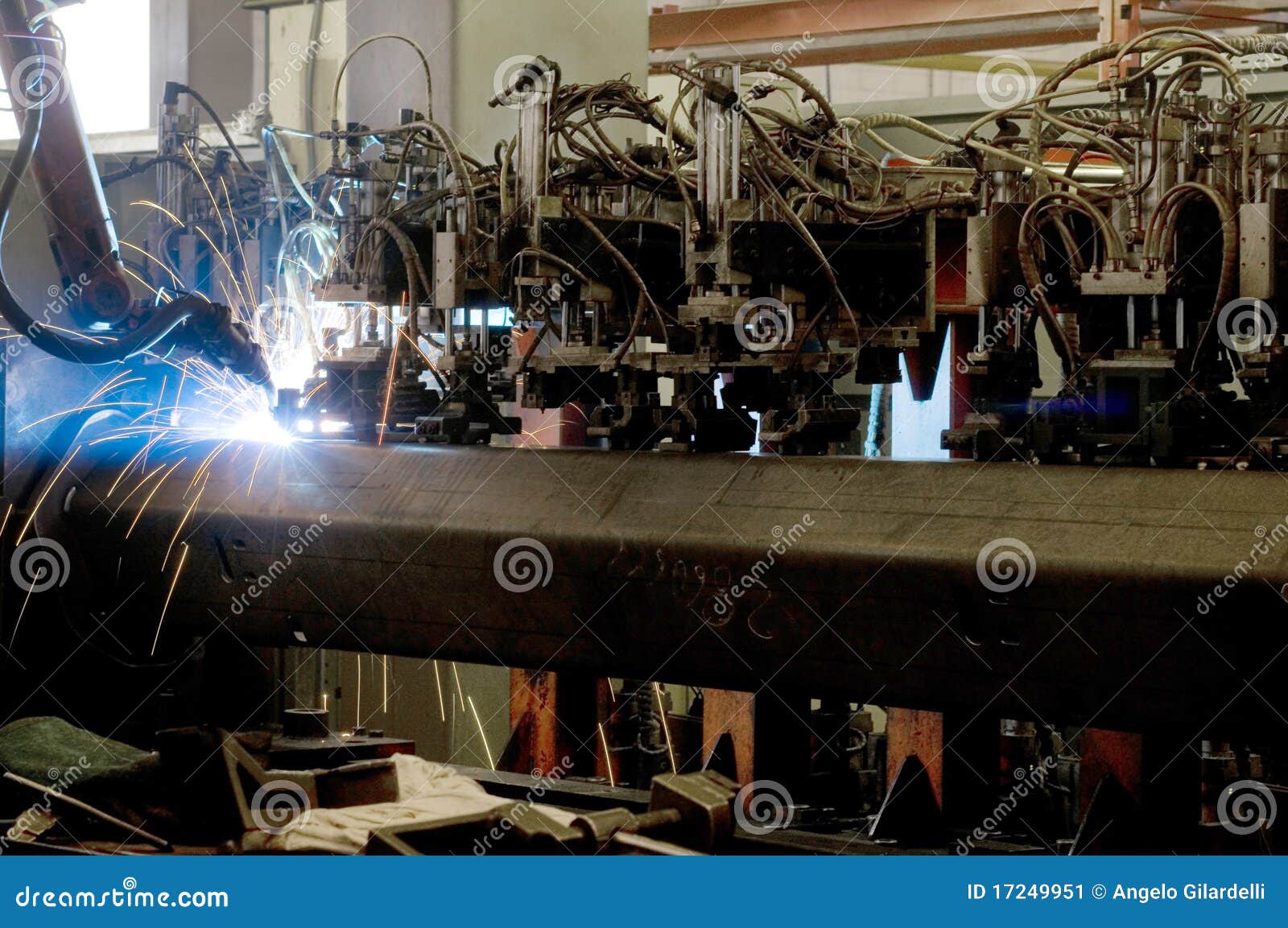 Welding machine stock image. Image of factory, automatic - 17249951