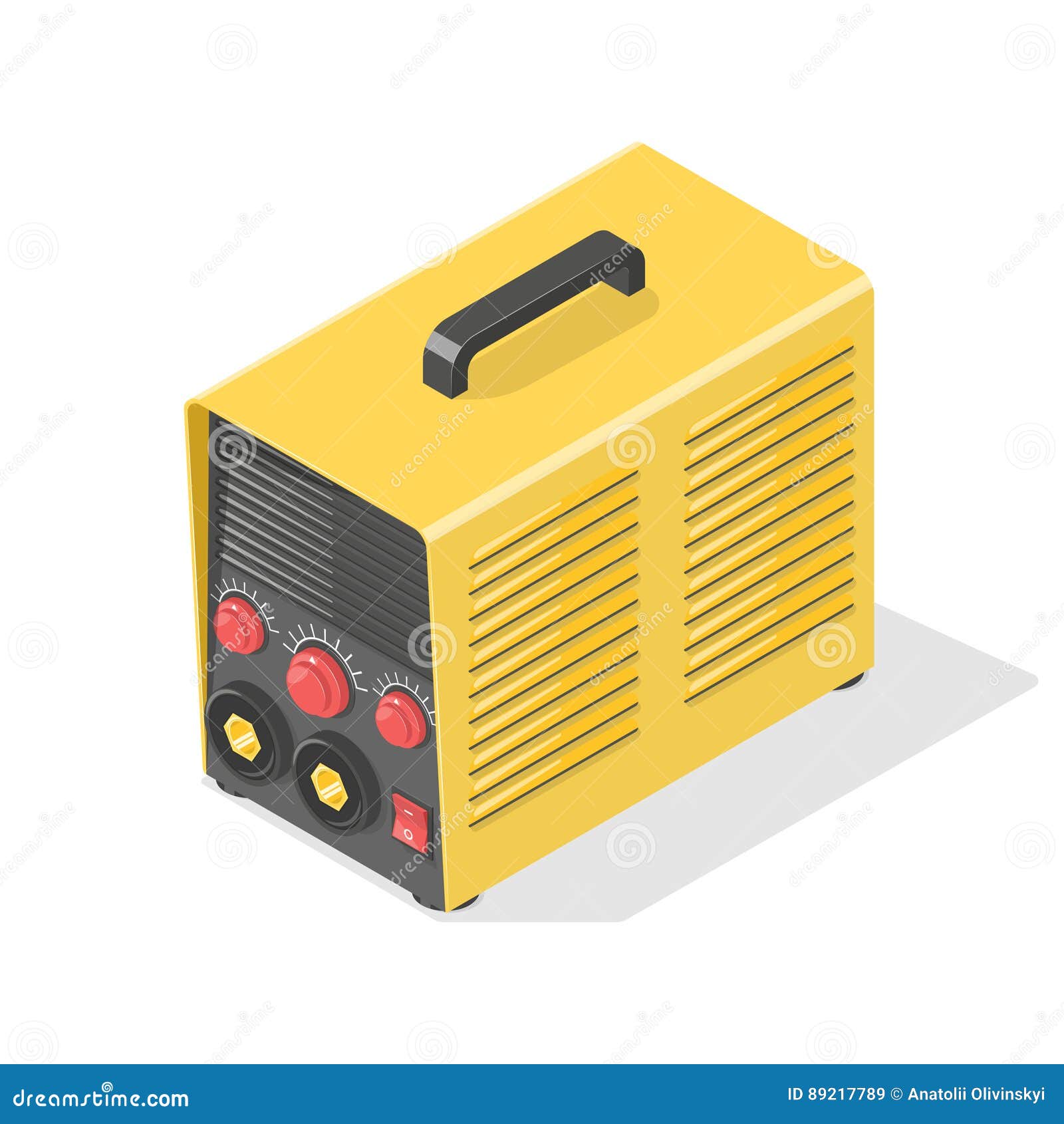 Welding machine Icon. stock vector. Illustration of electricity - 89217789