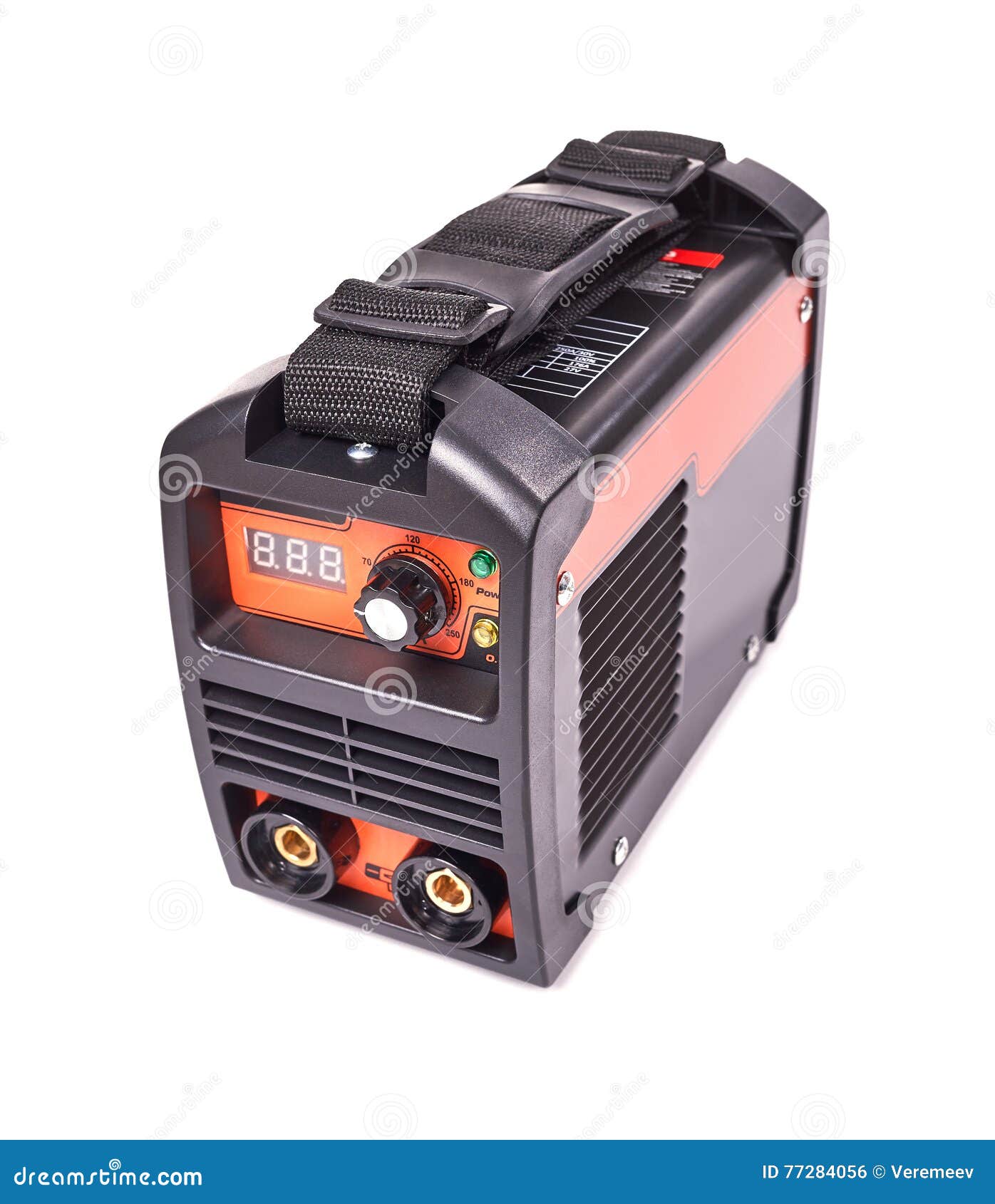 Welding Machine Isolated on White Background Stock Photo - Image of ...