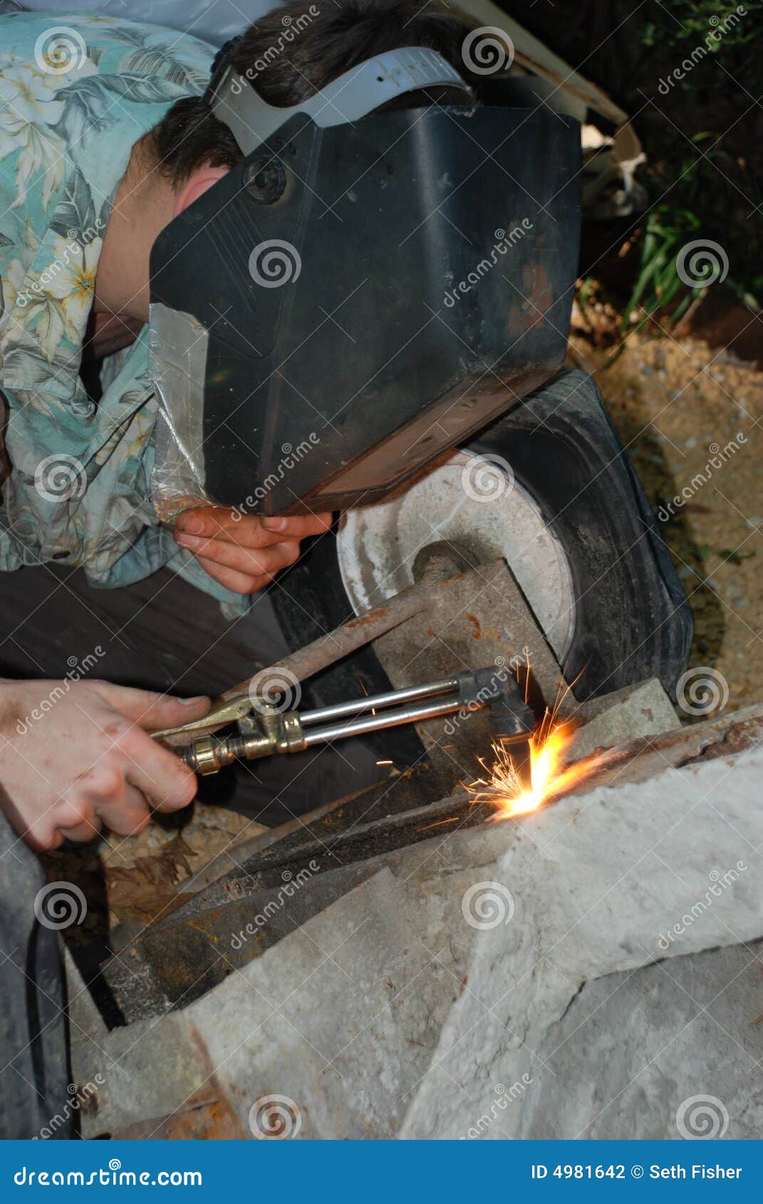 Welding Man stock photo. Image of work, working, mask - 4981642