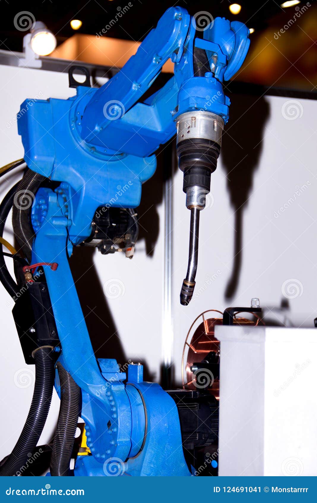 Welding Plasma Kuka Robot Hand Stock Image - Image of machine, computer ...