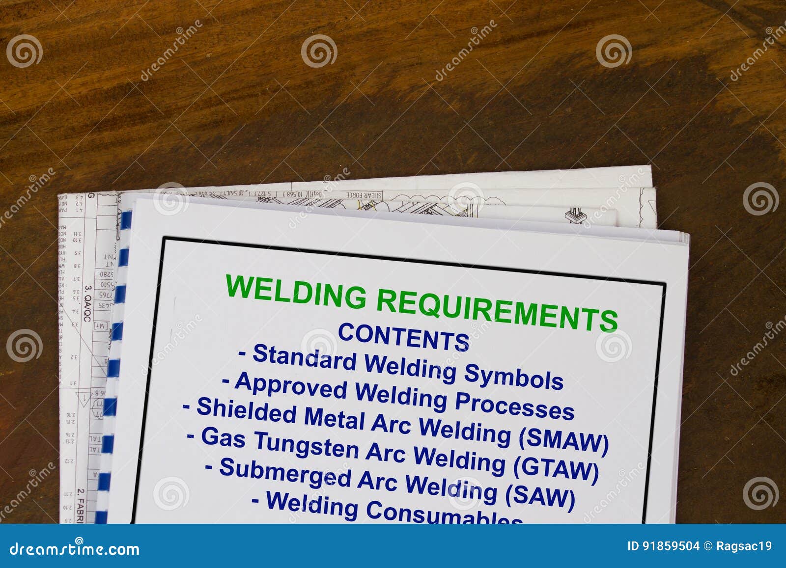 Welding requirements stock photo. Image of envelop, weld - 91859504