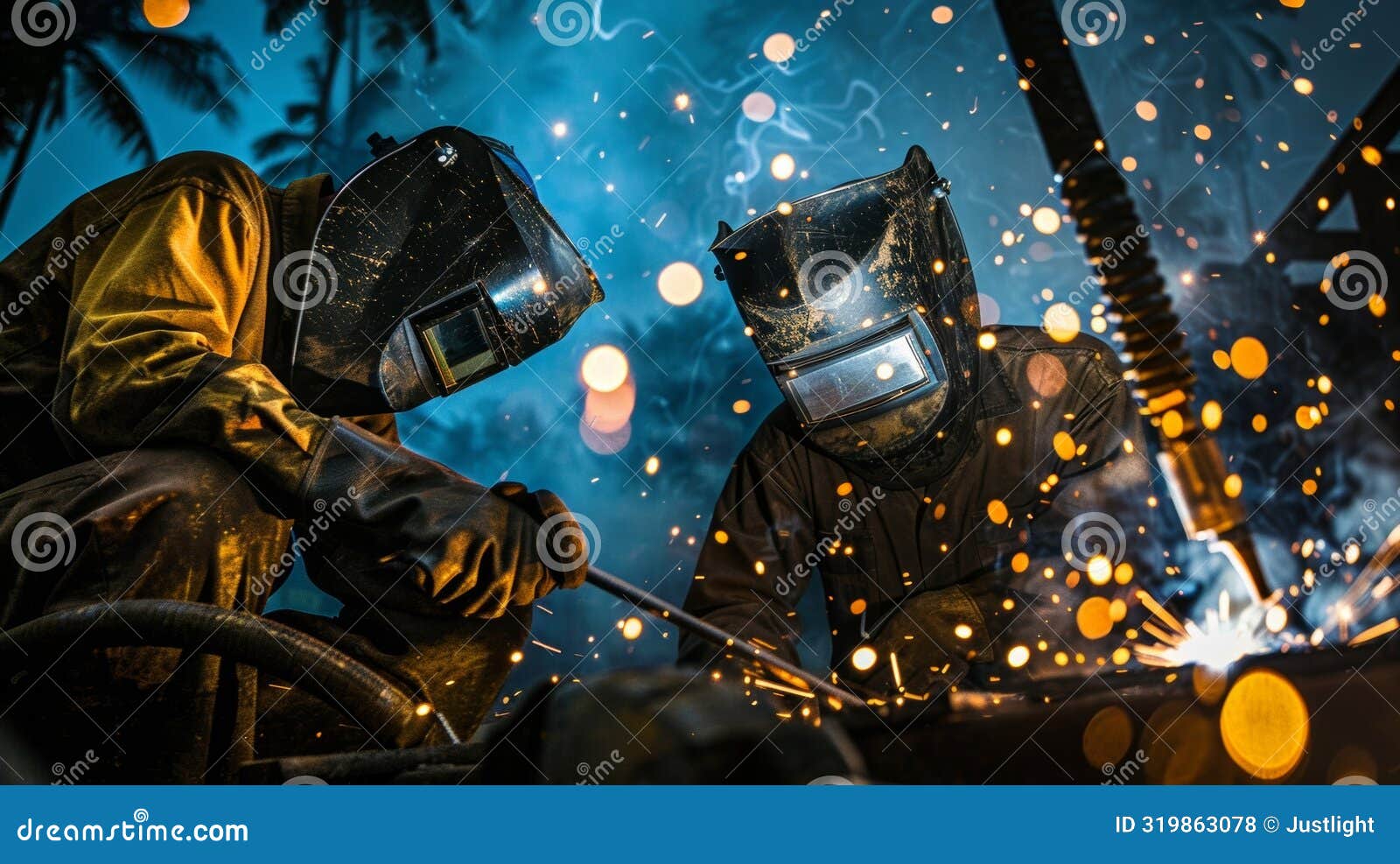 Welding Requires Strength and Endurance As Seen in the Determined Faces ...