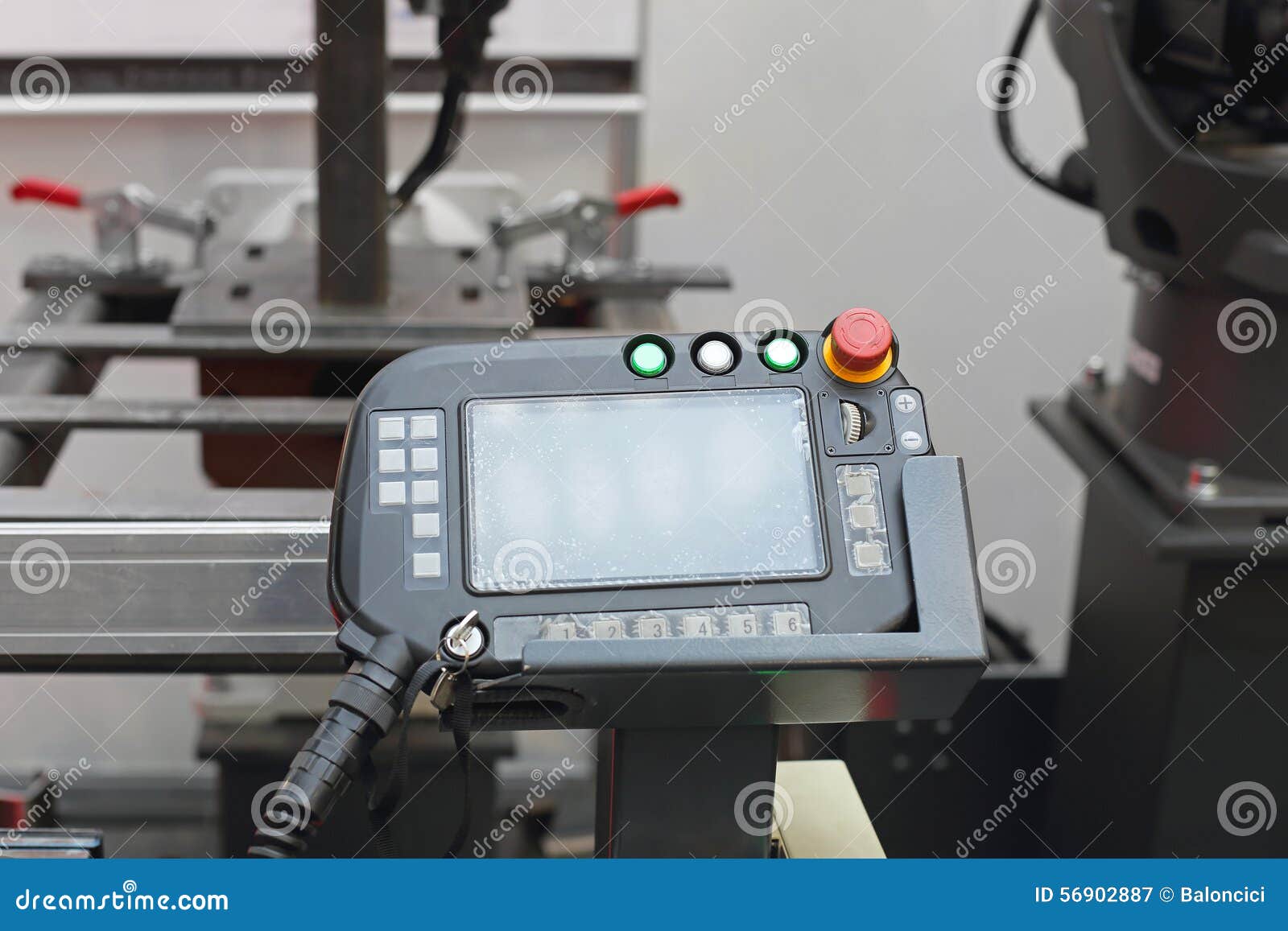 Welding Robot Controller stock image. Image of tablet - 56902887